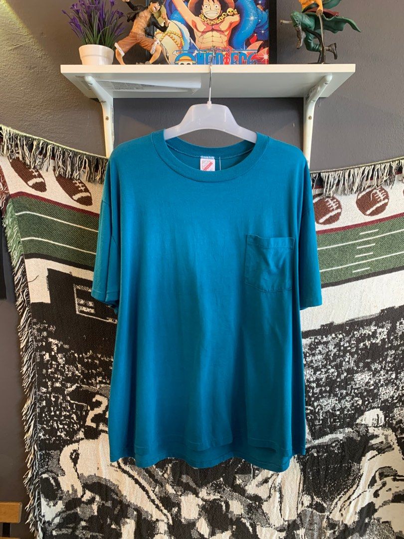 vintage pocket tee plain, Men's Fashion, Tops & Sets, Tshirts & Polo ...