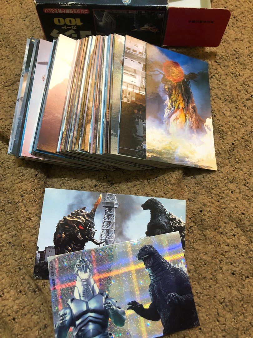 Vintage rare godzilla collectible character card pack of 100 pcs on ...