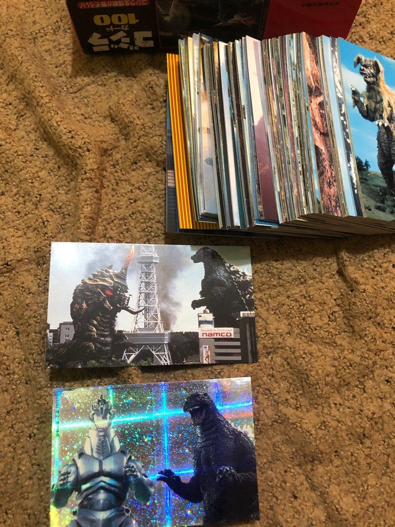 Vintage rare godzilla collectible character card pack of 100 pcs on ...
