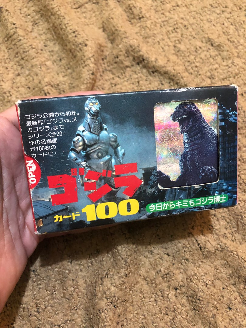 Vintage rare godzilla collectible character card pack of 100 pcs on ...