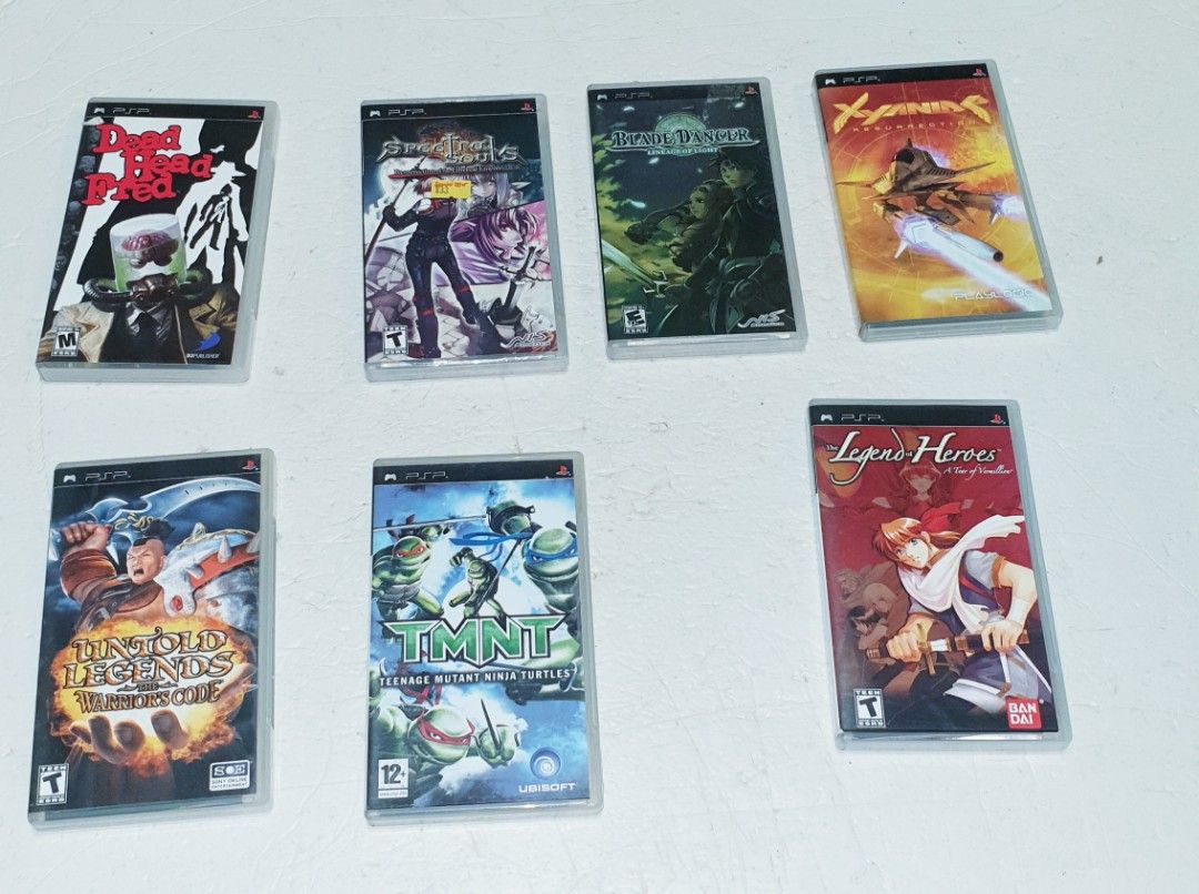 vintage sony playstaion psp umd game lot A, Video Gaming, Video Games ...