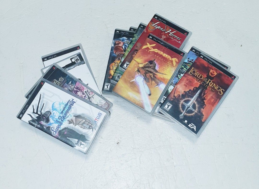 vintage sony playstaion psp umd game lot A, Video Gaming, Video Games ...