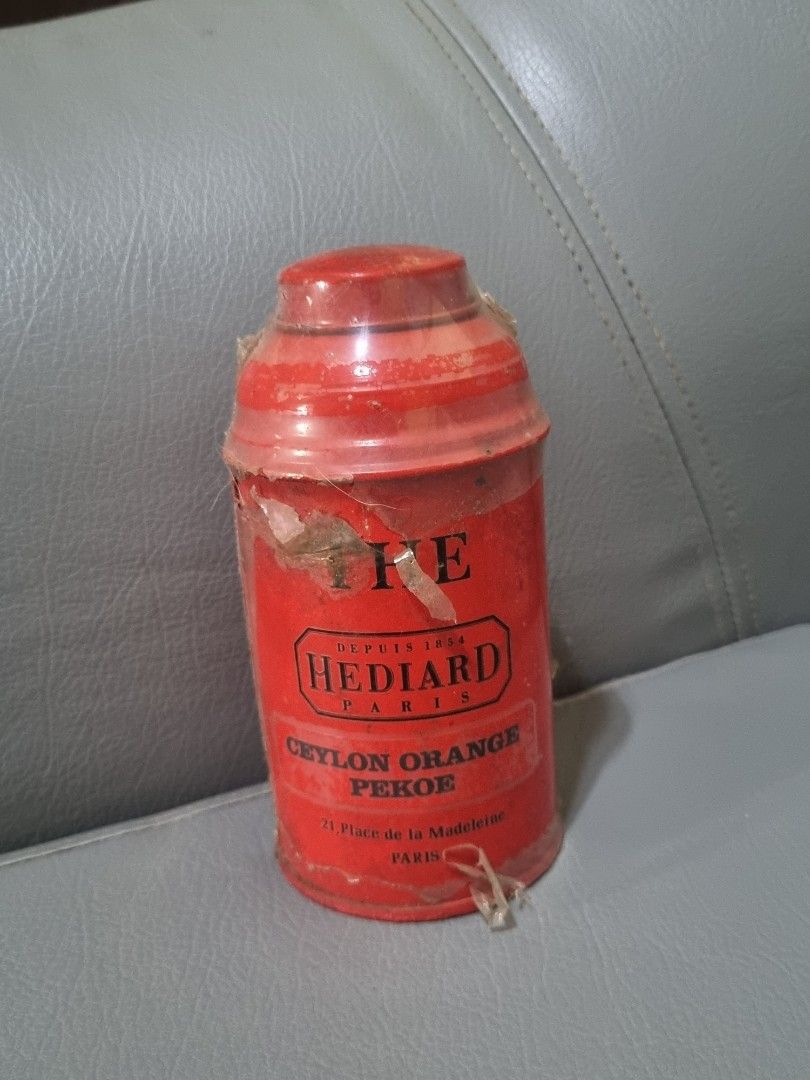 Vintage Tea Hediard Paris in Tin can on Carousell