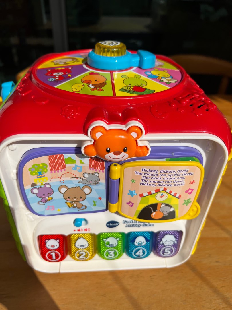 VTech Sort and Discover activity cube, Babies & Kids, Infant Playtime ...
