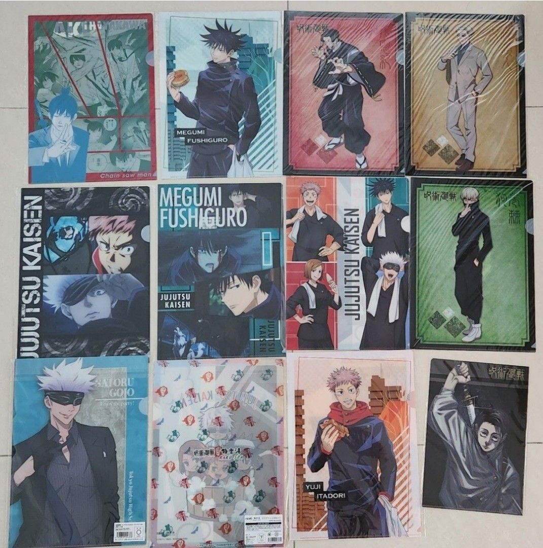 [wts/2 pics] jujutsu kaisen, demon slayer, chainsaw man merch set jjk ...