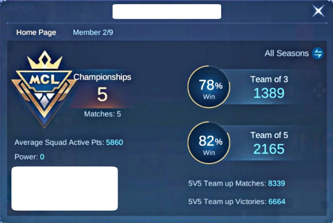 WTS Mobile Legends Bang Bang SINGAPORE FLAG Ex-MPL Squad with high Win ...