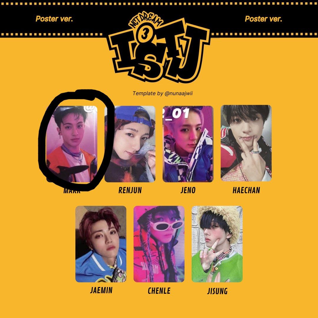 WTS /WTT NCT dream istj digipack jisung pc, Hobbies & Toys, Memorabilia ...