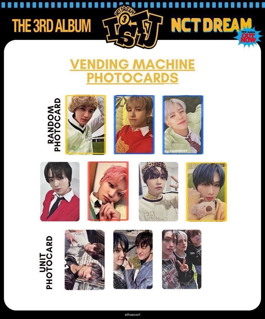 [WTT] NCT Dream ISTJ Vending Machine PCs, Hobbies & Toys, Memorabilia ...