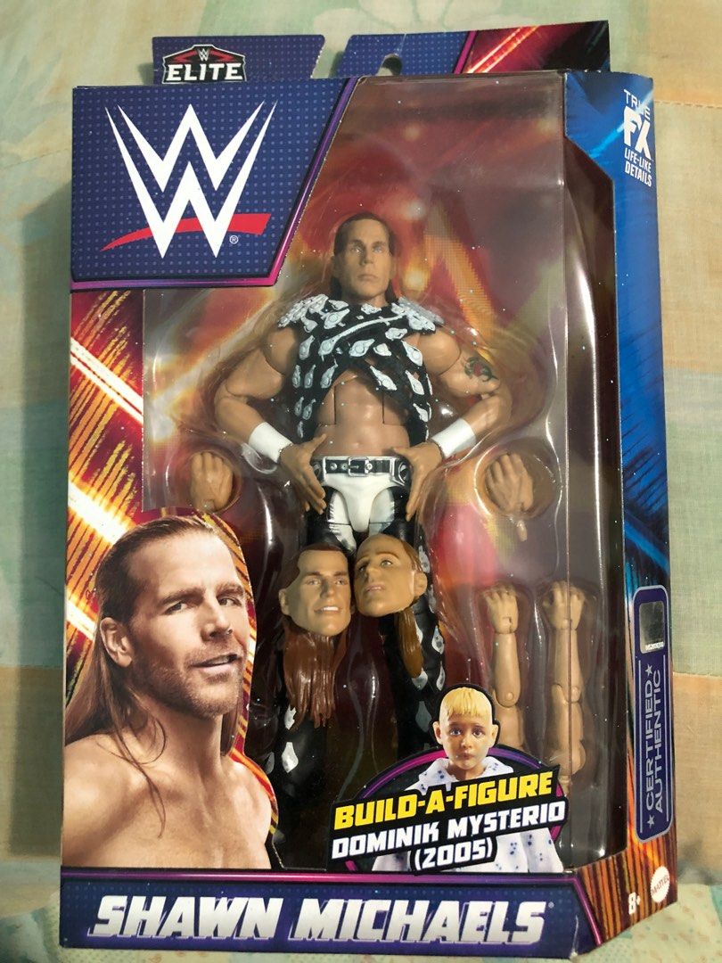 WWE Elite HBK Shawn Michaels figure Mattel, Hobbies & Toys, Toys ...