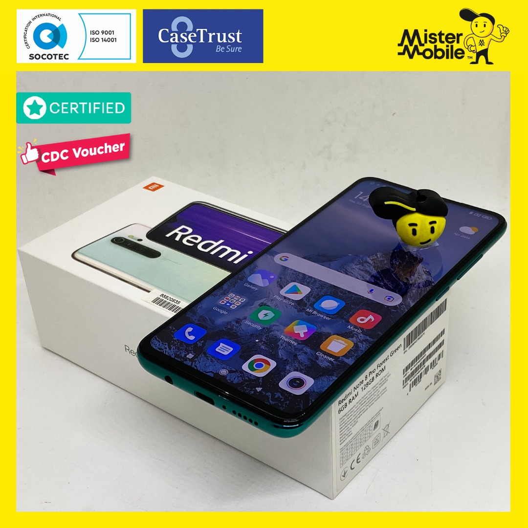 Xiaomi Note 8 pro Green 128 GB, Mobile Phones & Gadgets, Mobile Phones ...
