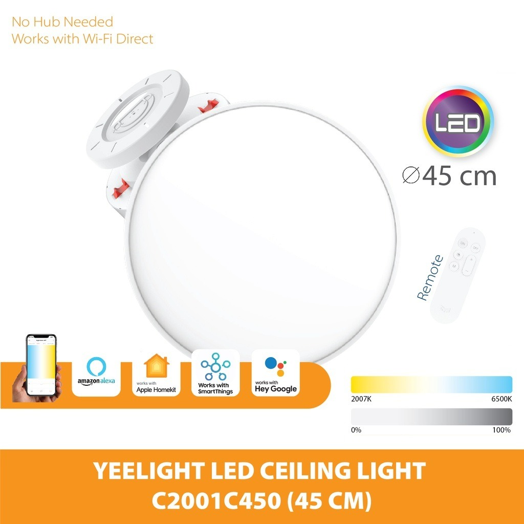 Yeelight Arwen Ceiling Light C450 (new), Furniture & Home Living ...