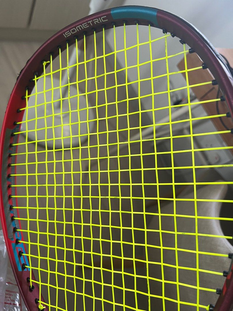 Yonex vcore 98L (light) 285g poly tour pro PTP 17 50/50 lbs strung July ...