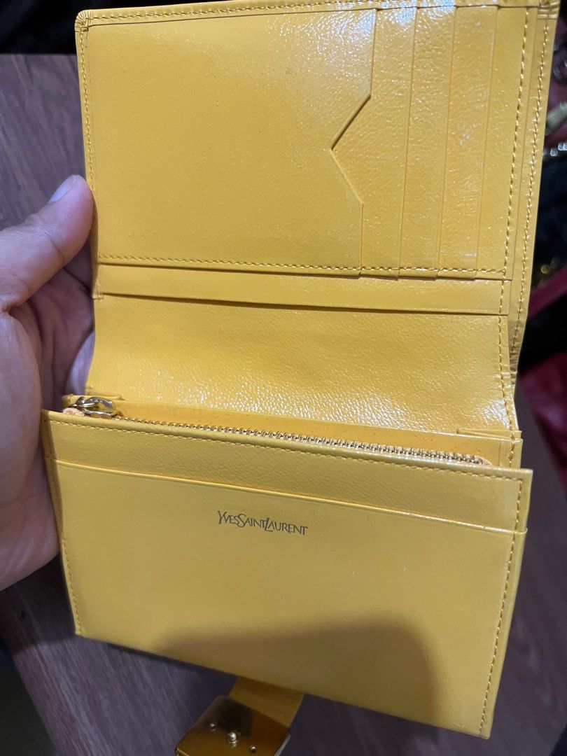 YSL Trifold Wallet on Carousell