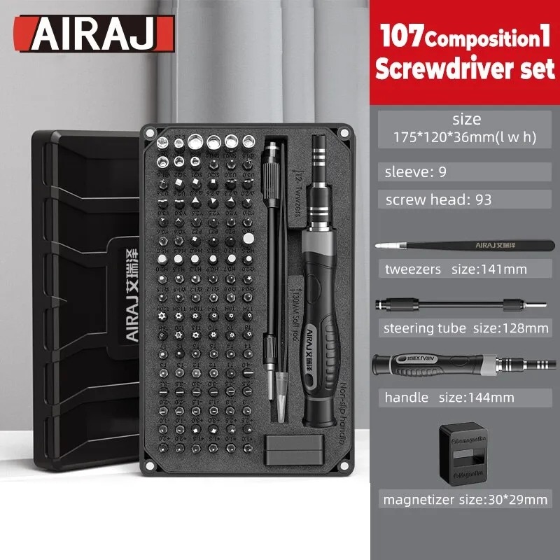 107 Pieces Precision Screwdriver Set (Electronic Device Repair Tools ...