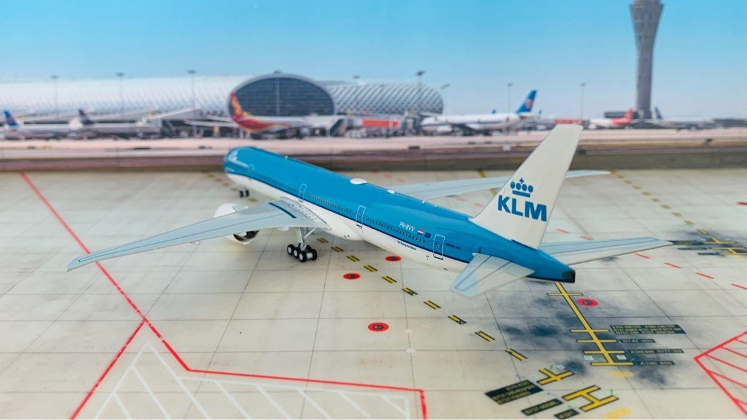 1:400 KLM 777-300ER /Standard Livery/ Reg No. PH-BVV/ By NG Model/ Rare ...