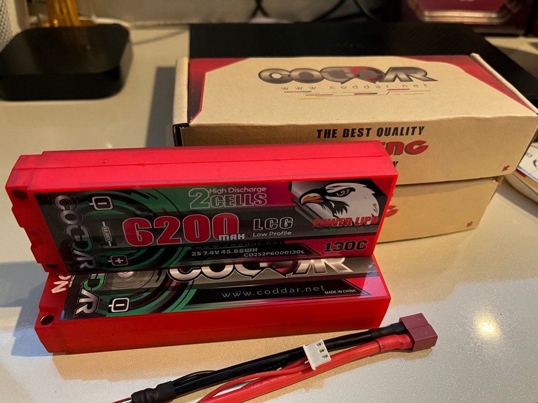 2s lipo 7.4v 130c, Hobbies & Toys, Toys & Games on Carousell