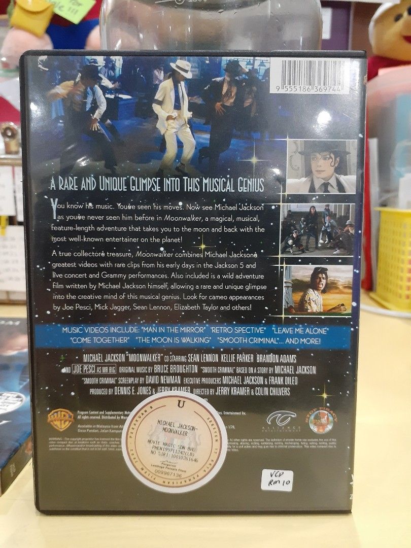 (2VCD) Michael Jackson Moon Walker, Hobbies & Toys, Music & Media, CDs ...