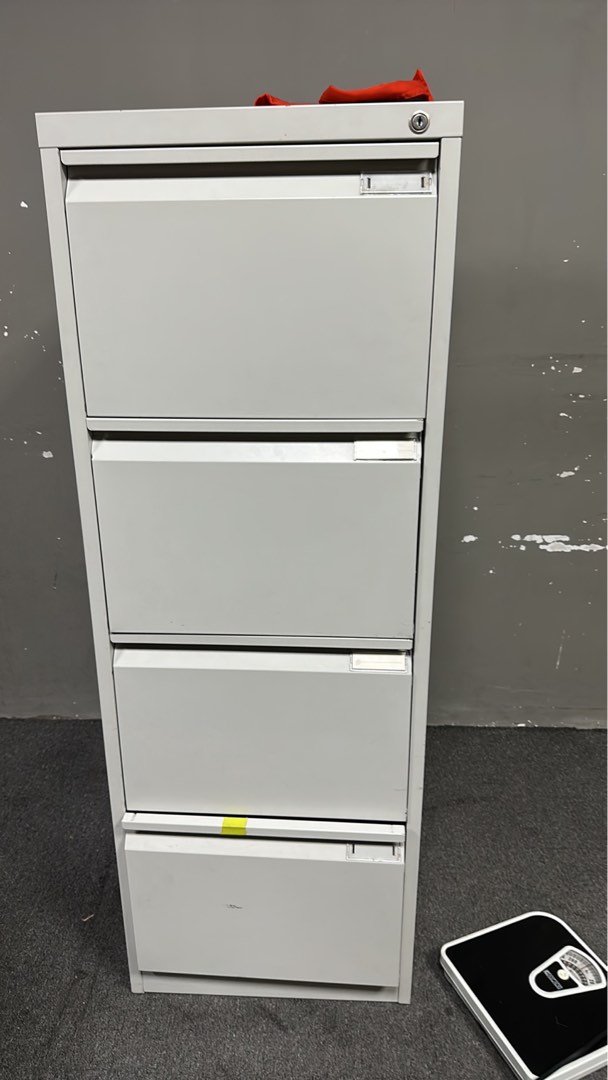 4 drawer steel cabinet on Carousell