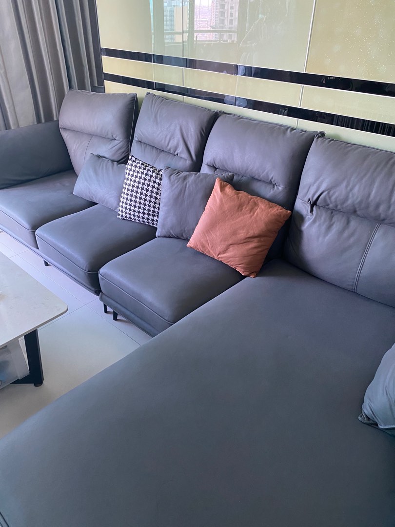 4-seater L-shaped Sofa Coach on Carousell