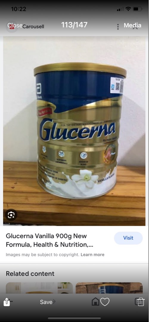 900 grams glucerna on Carousell