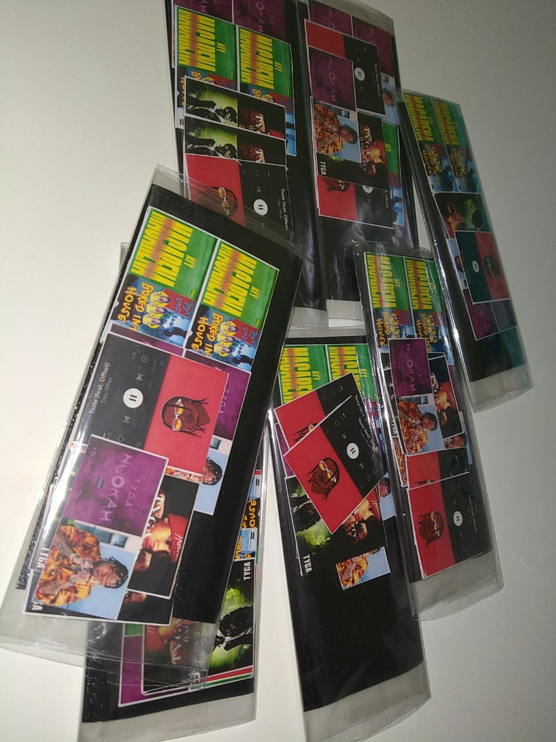 [9 Pcs] Sticker Set TYGA Live In Malaysia Zepp KL Pelekat Wall Journal ...