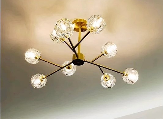 9-Bulb Tri-Color Chandelier for Sale Philippines - EMIA Chandelier 9 ...