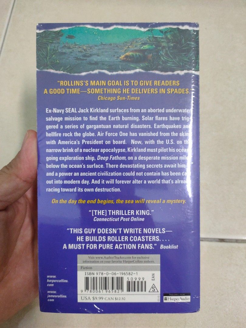 [ 100% Original ] Deep Fathom by James Rollins (Thriller > Adventure ...