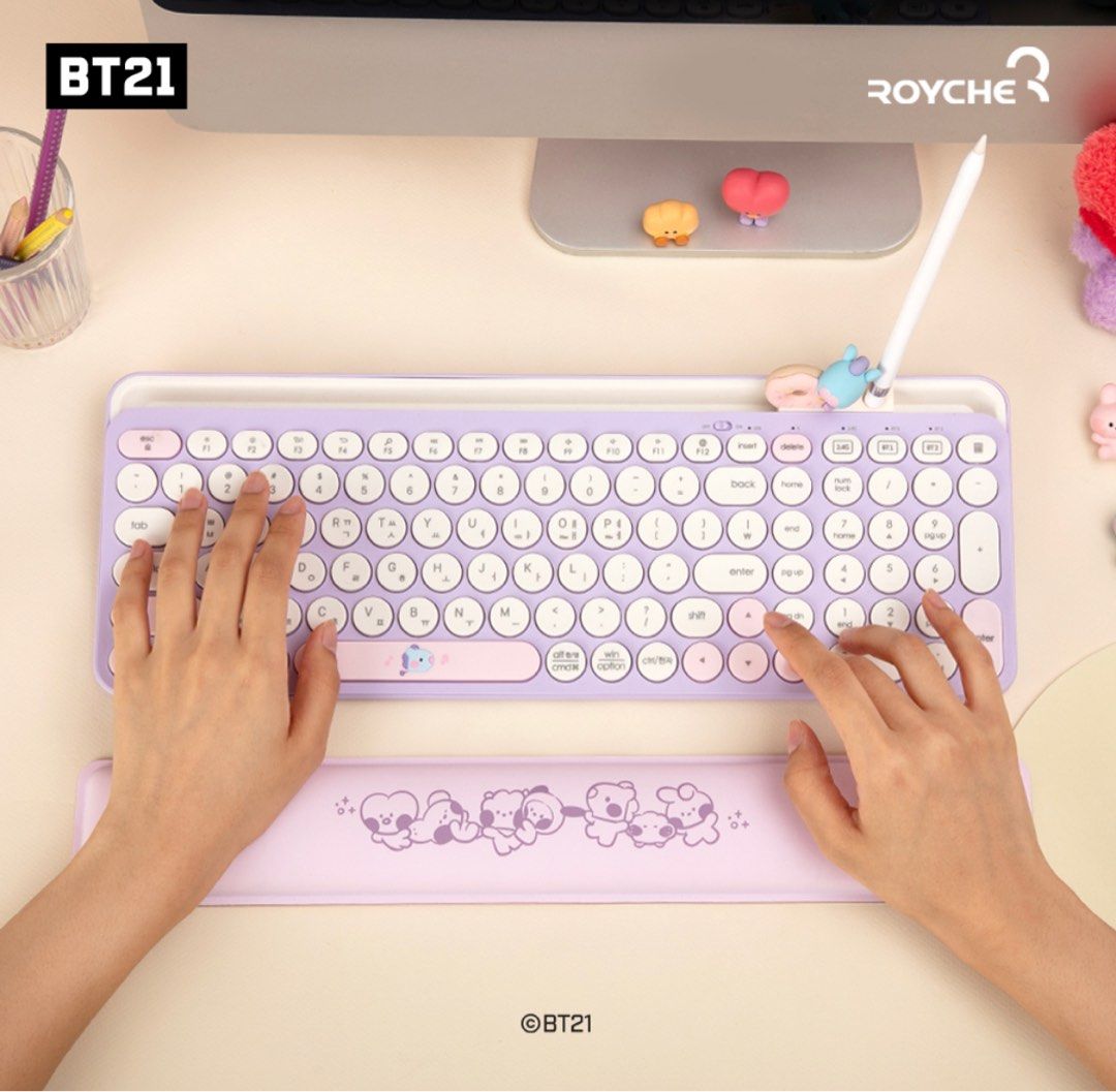 預訂 BTS BT21 keyboard, 興趣及遊戲, 收藏品及紀念品, 韓流 - Carousell
