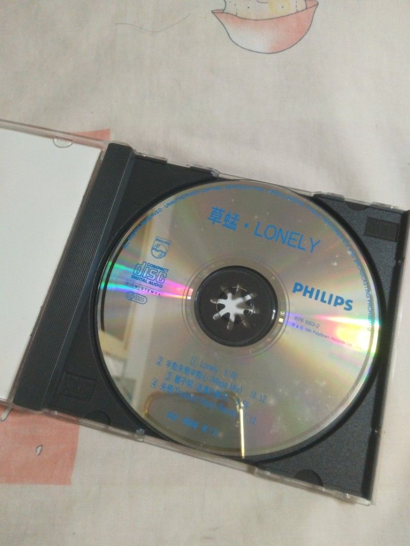 草蜢 LONELY CD 舊版 T-113 01 1991年, 興趣及遊戲, 音樂、樂器 & 配件, 音樂與媒體 - CD 及 DVD ...