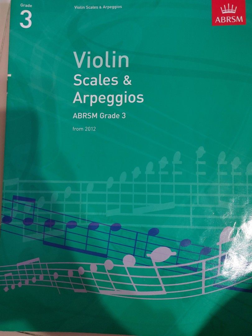 Abrsm grade 3 scales for Violin, Hobbies & Toys, Music & Media, Music ...