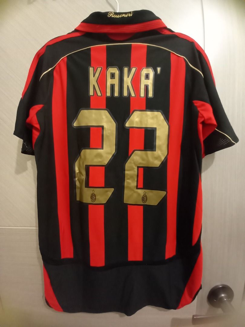 AC Milan adidas 06-07 kaka home kit jersey 球衣 波衫 Size S 細碼, 男裝, 上身及套裝 ...