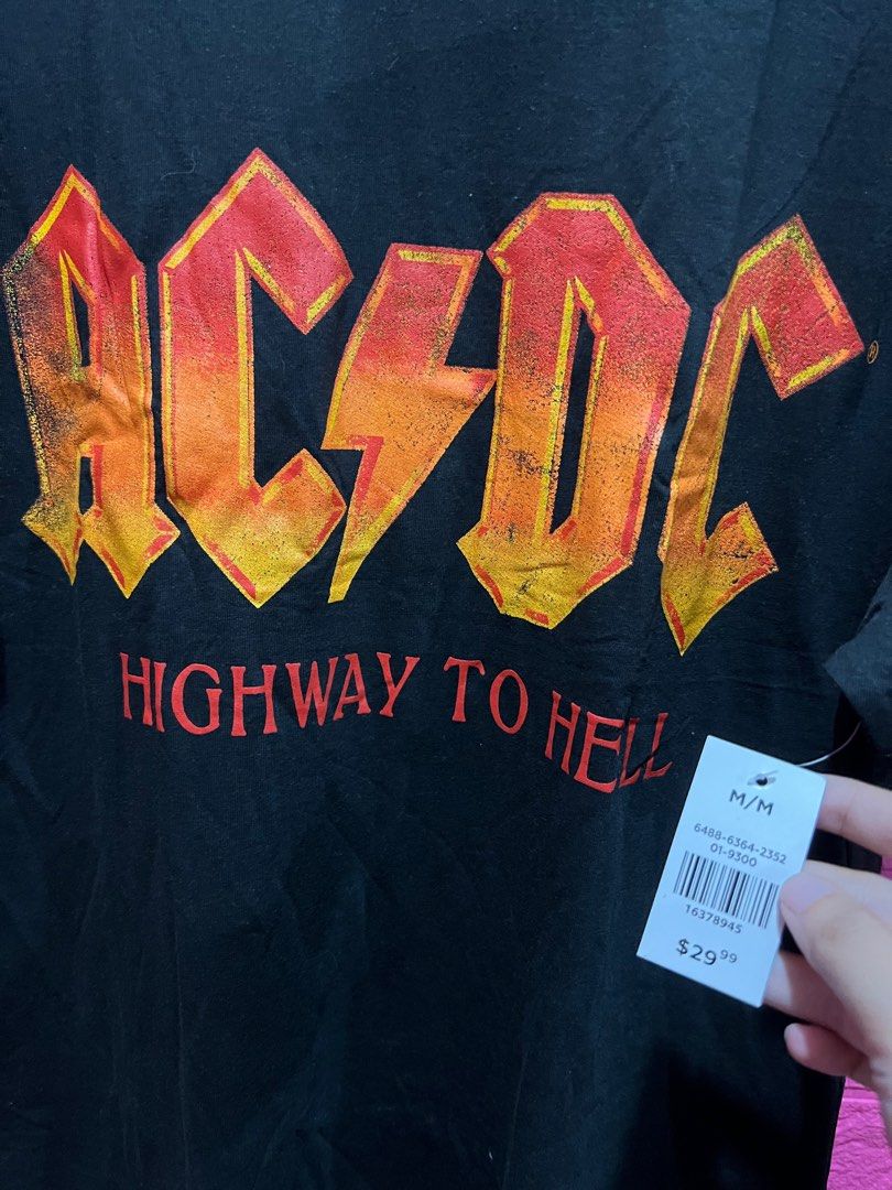 ACDC Medium Shirt On Hand on Carousell