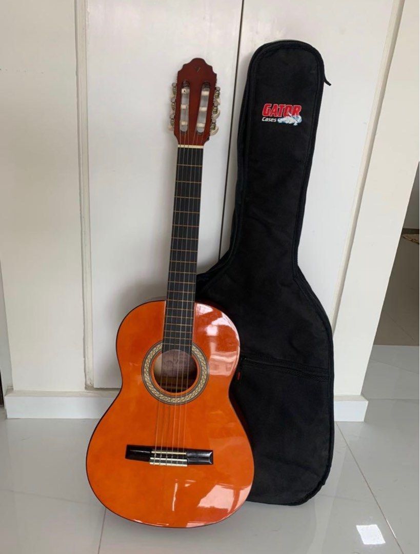 Valencia Acoustic Guitar, Hobbies & Toys, Music & Media, Musical ...