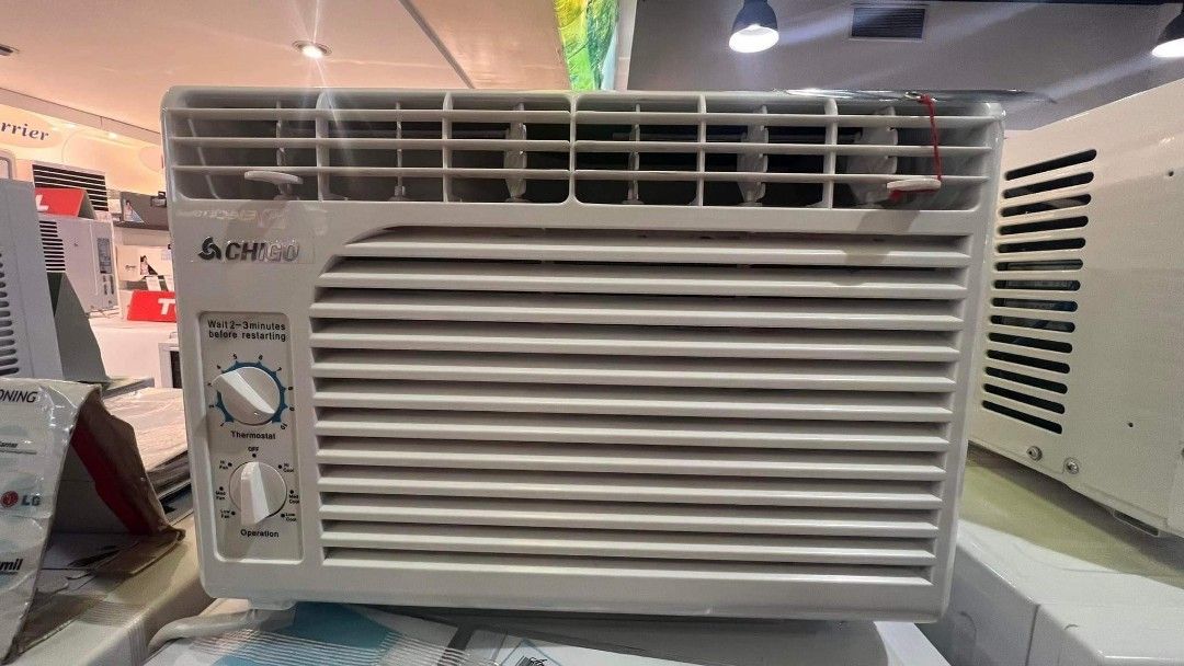 AIRCON CHIGO WINDOW TYPE, TV & Home Appliances, Air Conditioning and ...