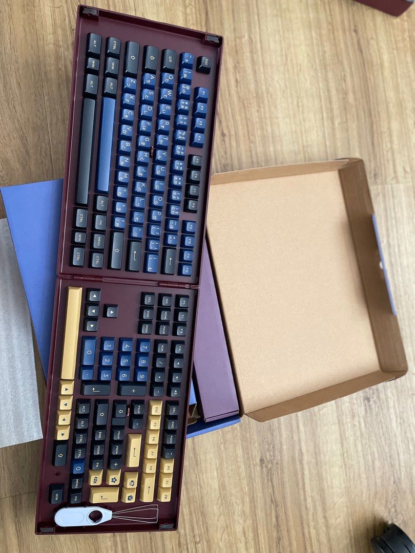 Akko Red & Blue Samurai Keycap, Computers & Tech, Parts & Accessories ...