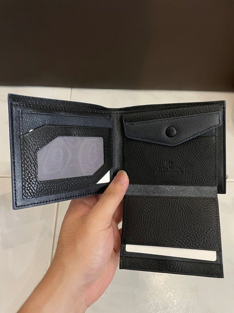 Alain Delon Mens Wallet (Black), Men's Fashion, Watches & Accessories ...