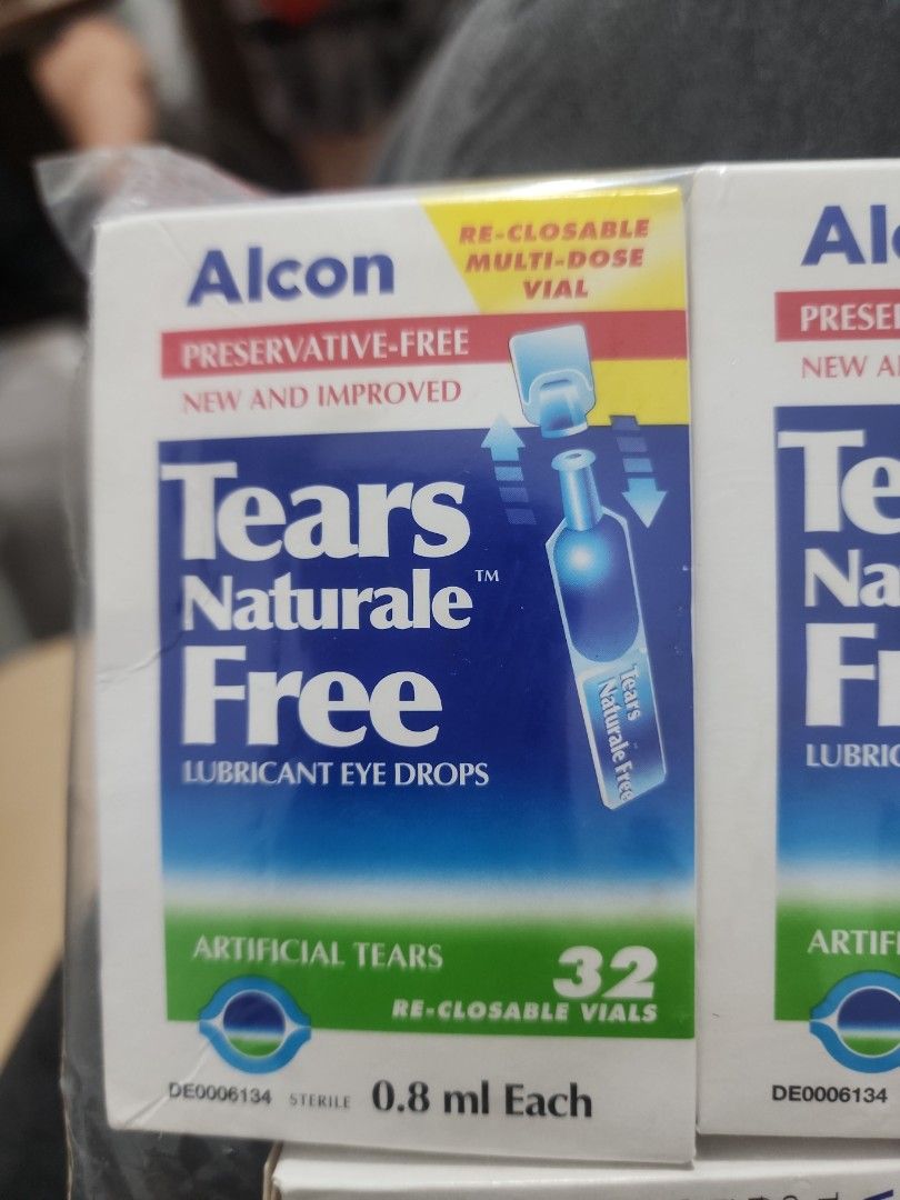 Alcon Tears Naturale Free lubricant drops, Beauty & Personal Care ...