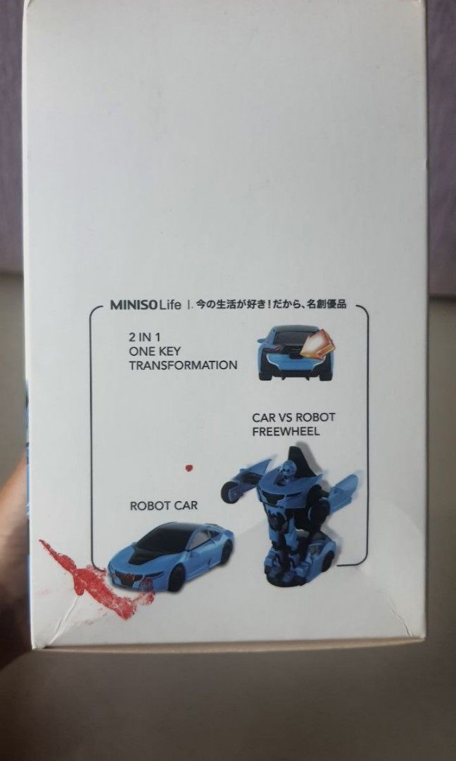 Alloy Car Transformation Toy Miniso Rastar Robot Car 2 in 1 One Key ...