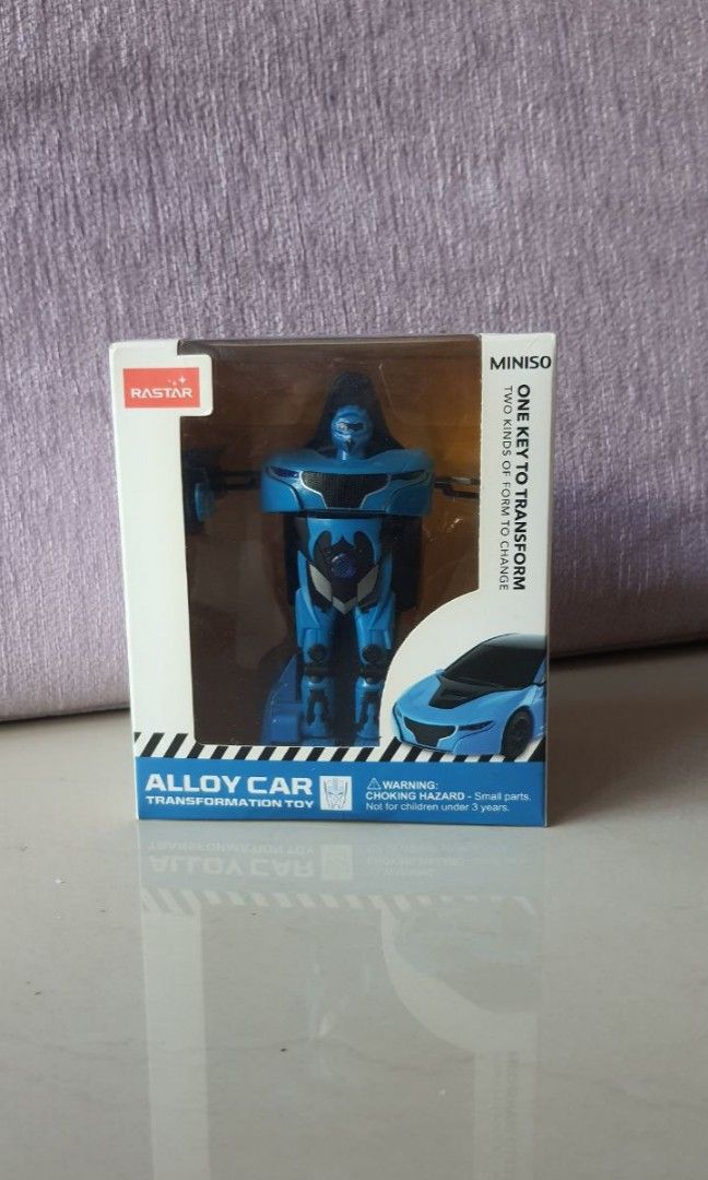 Alloy Car Transformation Toy Miniso Rastar Robot Car 2 in 1 One Key ...