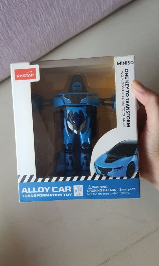 Alloy Car Transformation Toy Miniso Rastar Robot Car 2 in 1 One Key ...