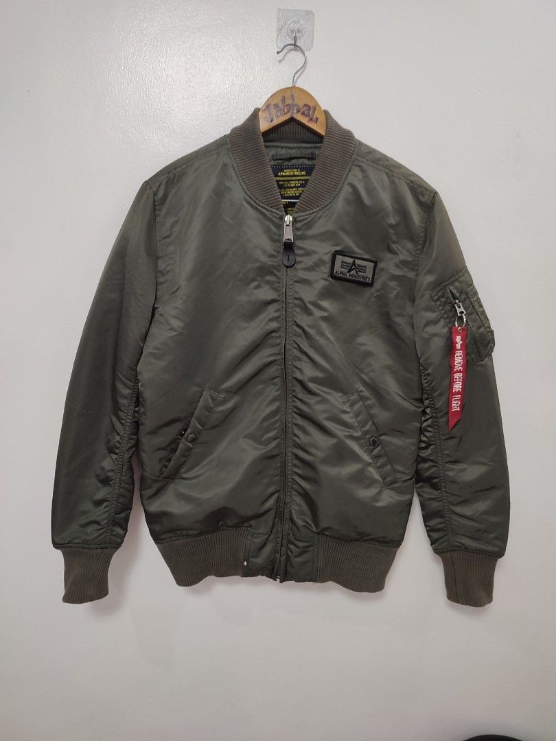 alpha industries m-1 flight jacket on Carousell