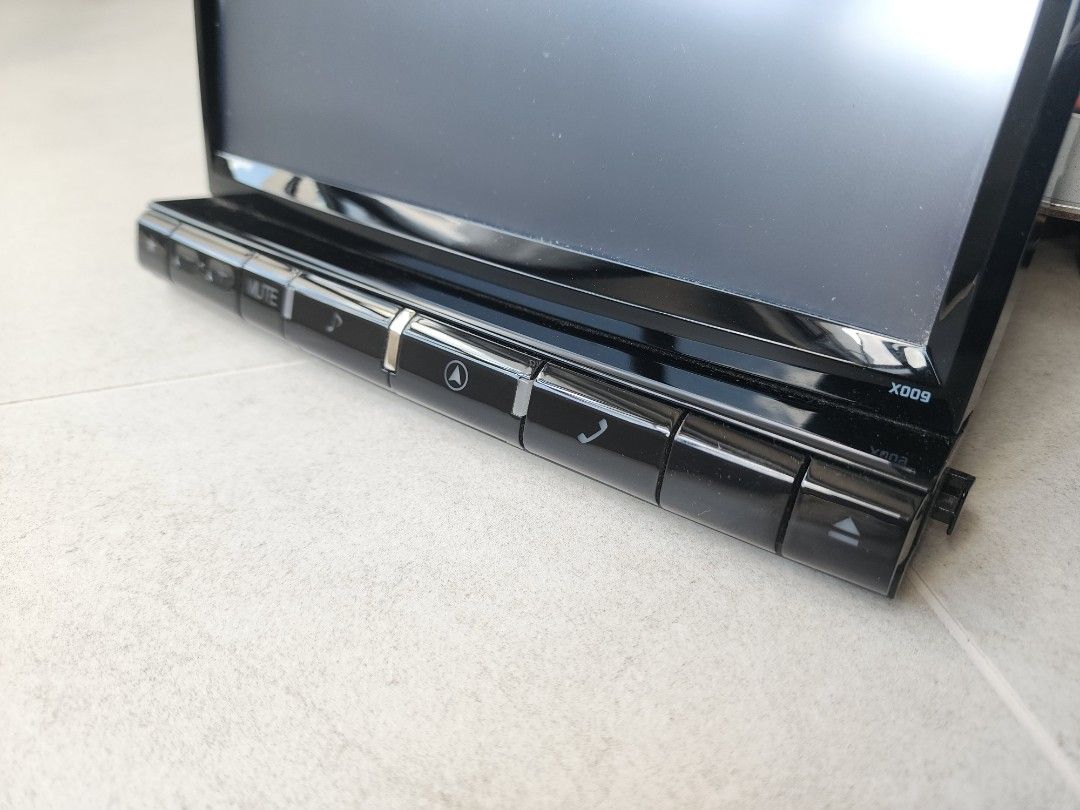 Estima Alpine X009 GPS head unit, remote and console panel for Estima ...