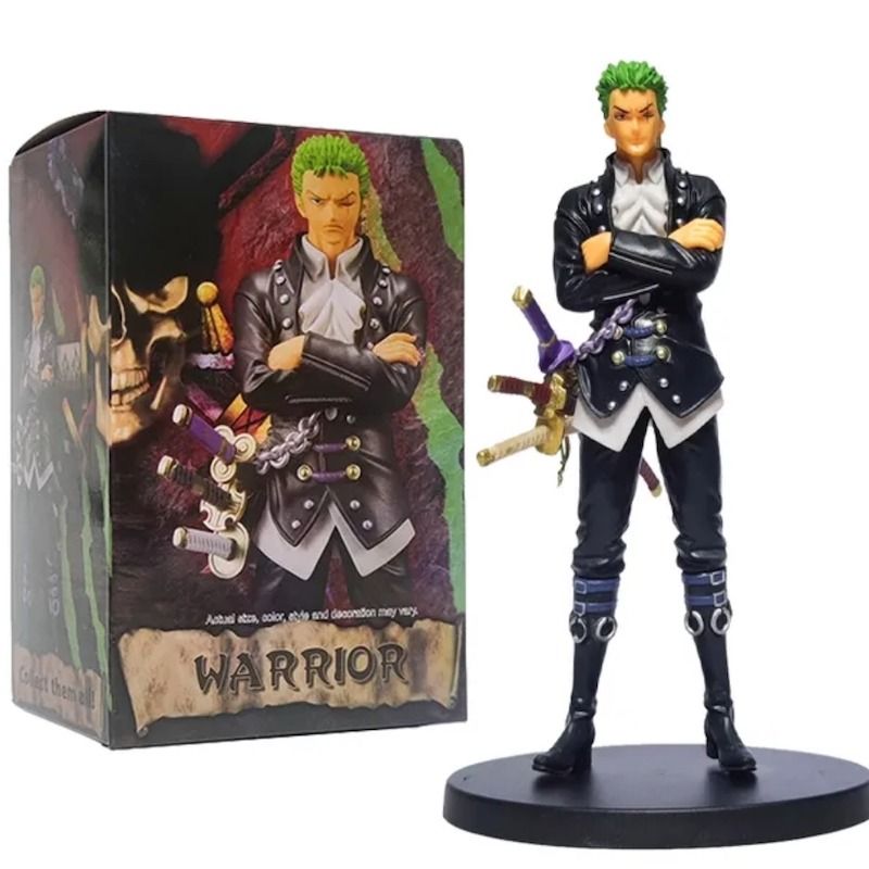 Anime One Piece Roronoa Zoro Action Figure 19cm PVC Model Collection ...