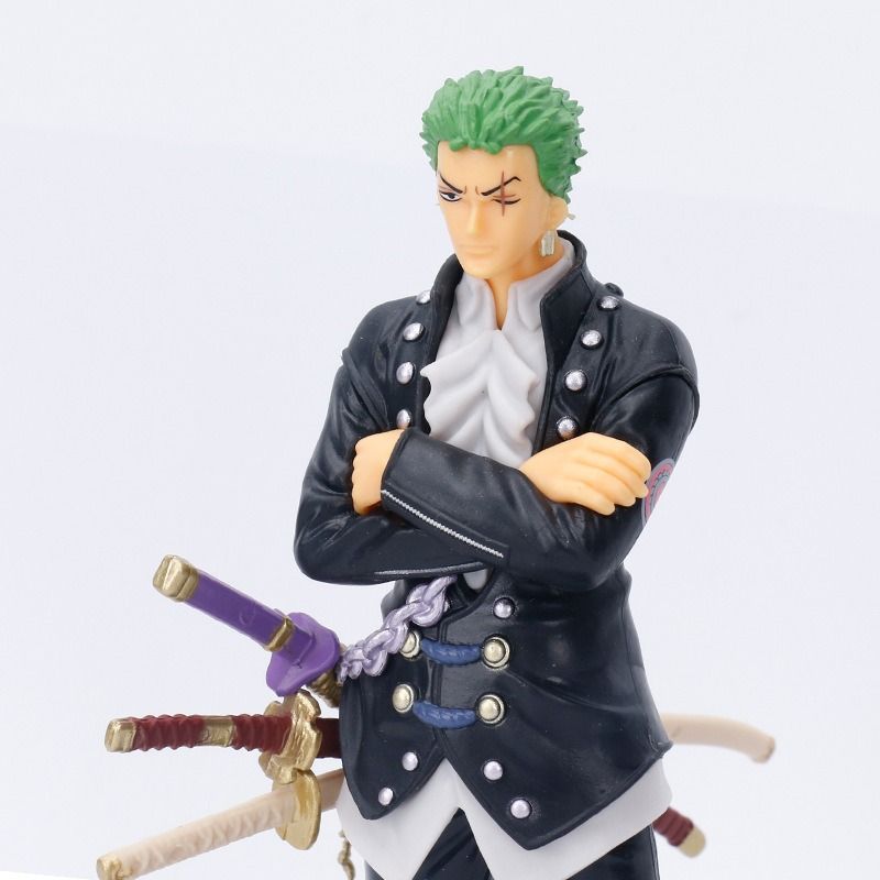 Anime One Piece Roronoa Zoro Action Figure 19cm PVC Model Collection ...