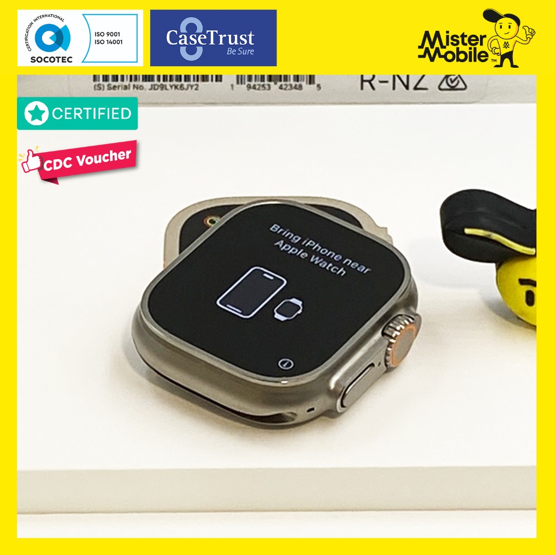 Apple Watch Ultra 49 49MM CELL Titanium Aluminum Case With Midnight ...