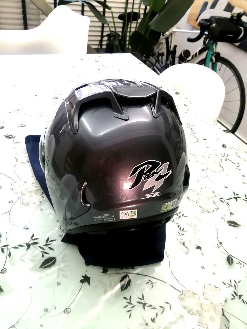 Arai Gunmetal Helmet - Ready Stock!, Motorcycles, Motorcycle ...