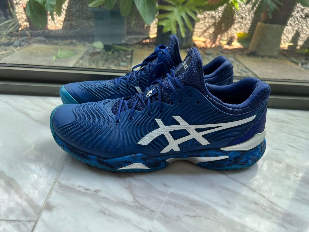 Asics tennis Court FF2 Novak US 10.5 Men Blue, Sports Equipment, Sports ...