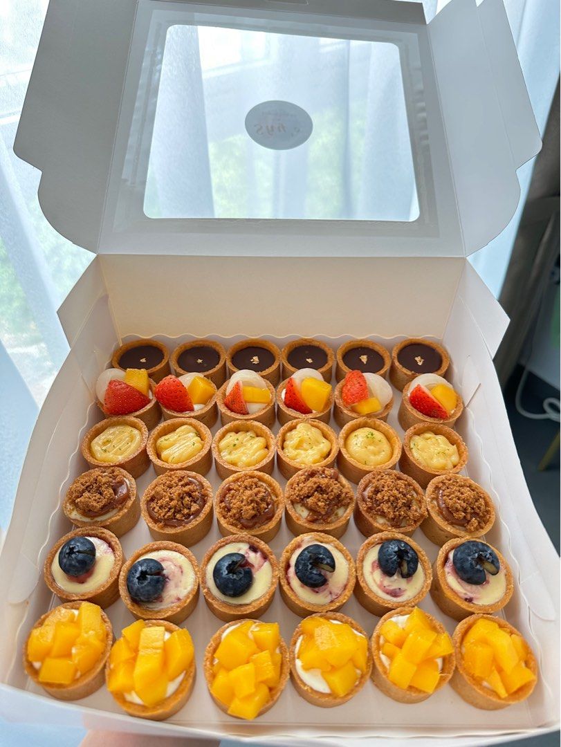 Assorted tarts, Food & Drinks, Homemade Bakes on Carousell