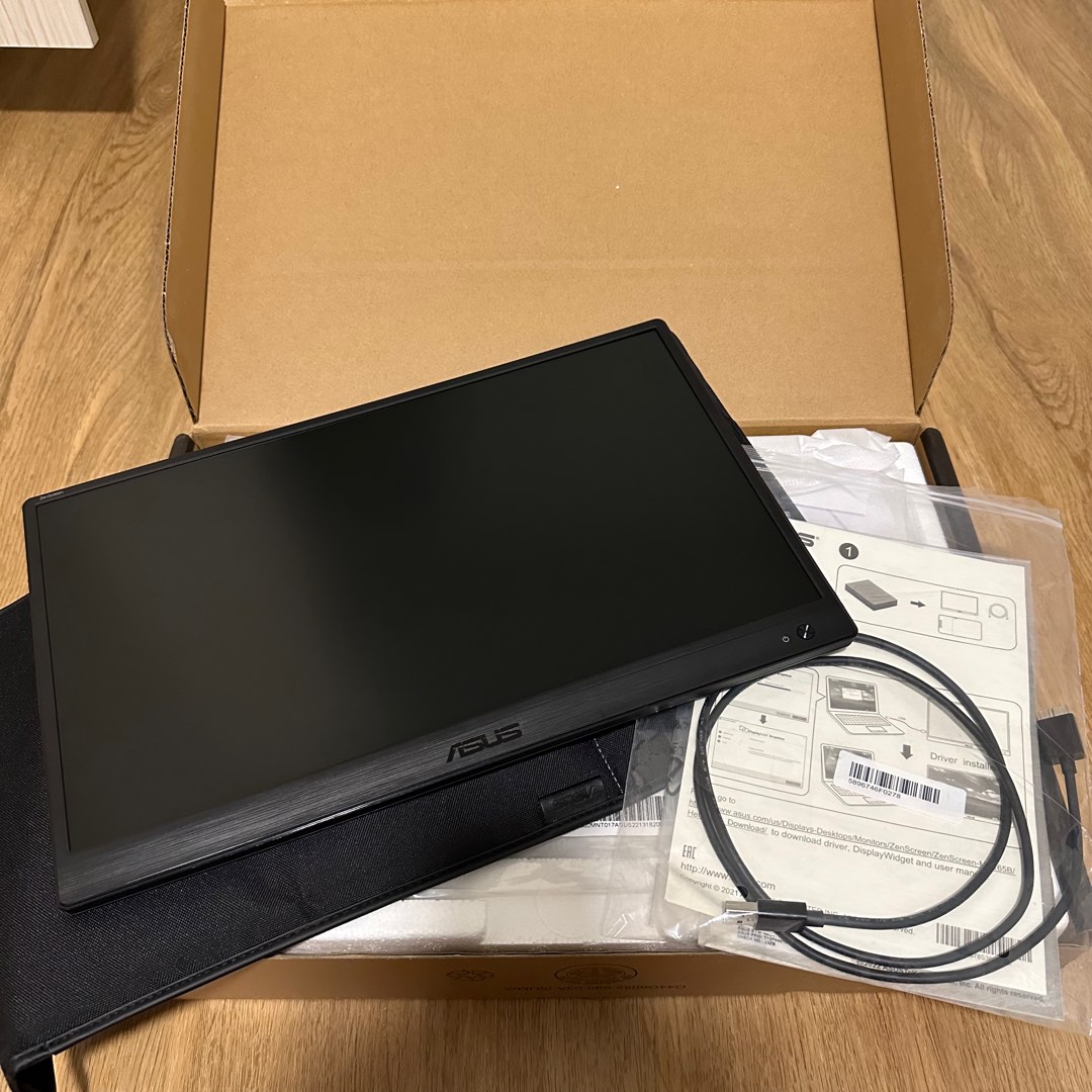 ASUS ZenScreen MB165B Portable USB Monitor, Computers & Tech, Parts ...