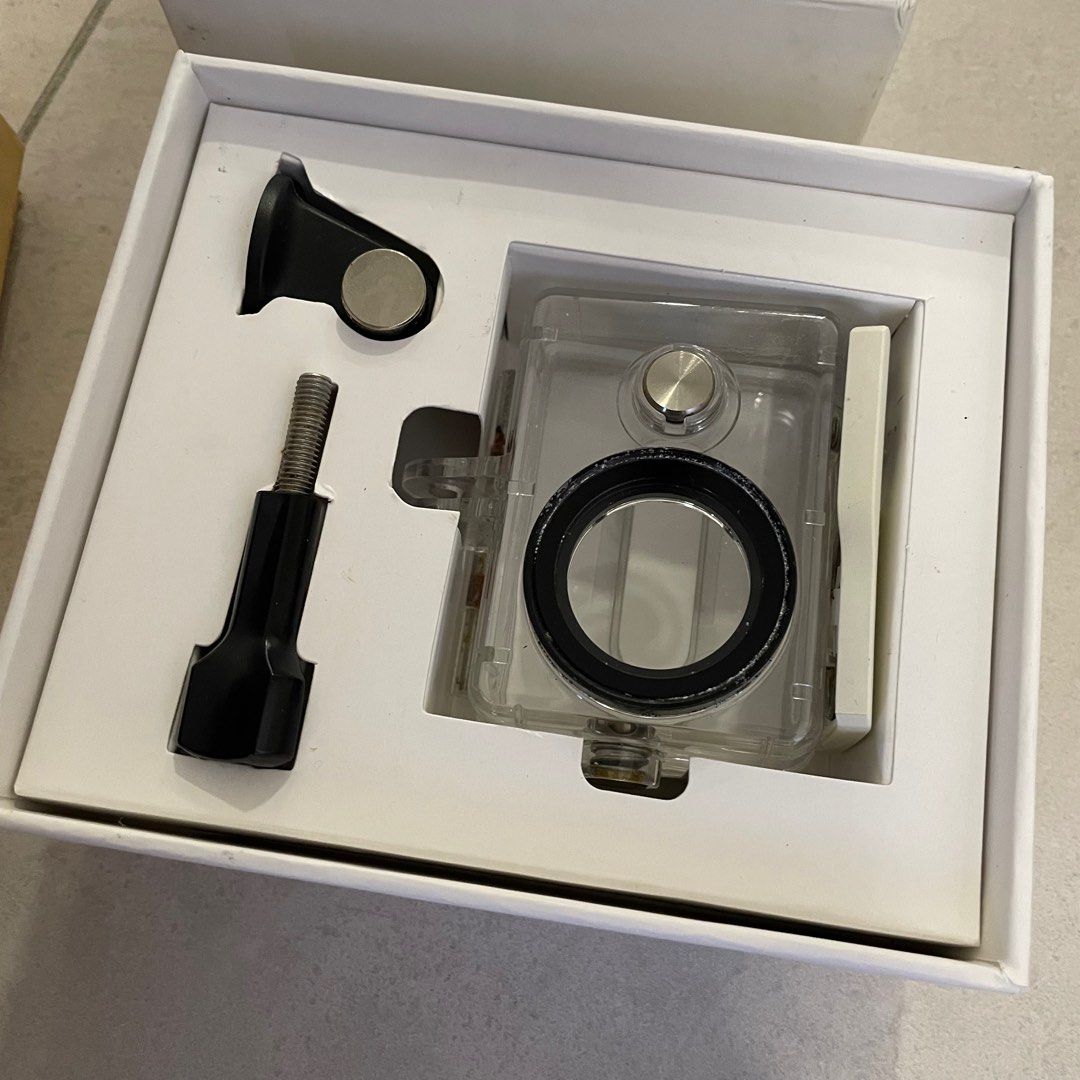 Authentic Xiao yi action camera with waterproof casing, Photography ...